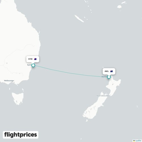 Auckland (AKL) to Sydney (SYD) flight prices | flightprices.com