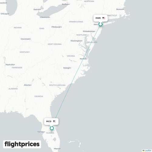 Newark (EWR) to Orlando (MCO) flight prices | flightprices.com