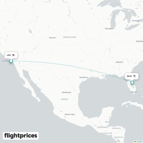 Los Angeles (LAX) to Orlando (MCO) flight prices | flightprices.com