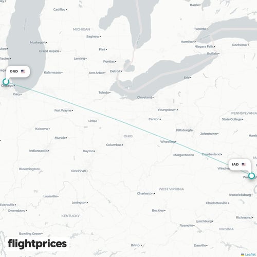 Chicago (ORD) to Washington, D.C. (IAD) flight prices | flightprices.com