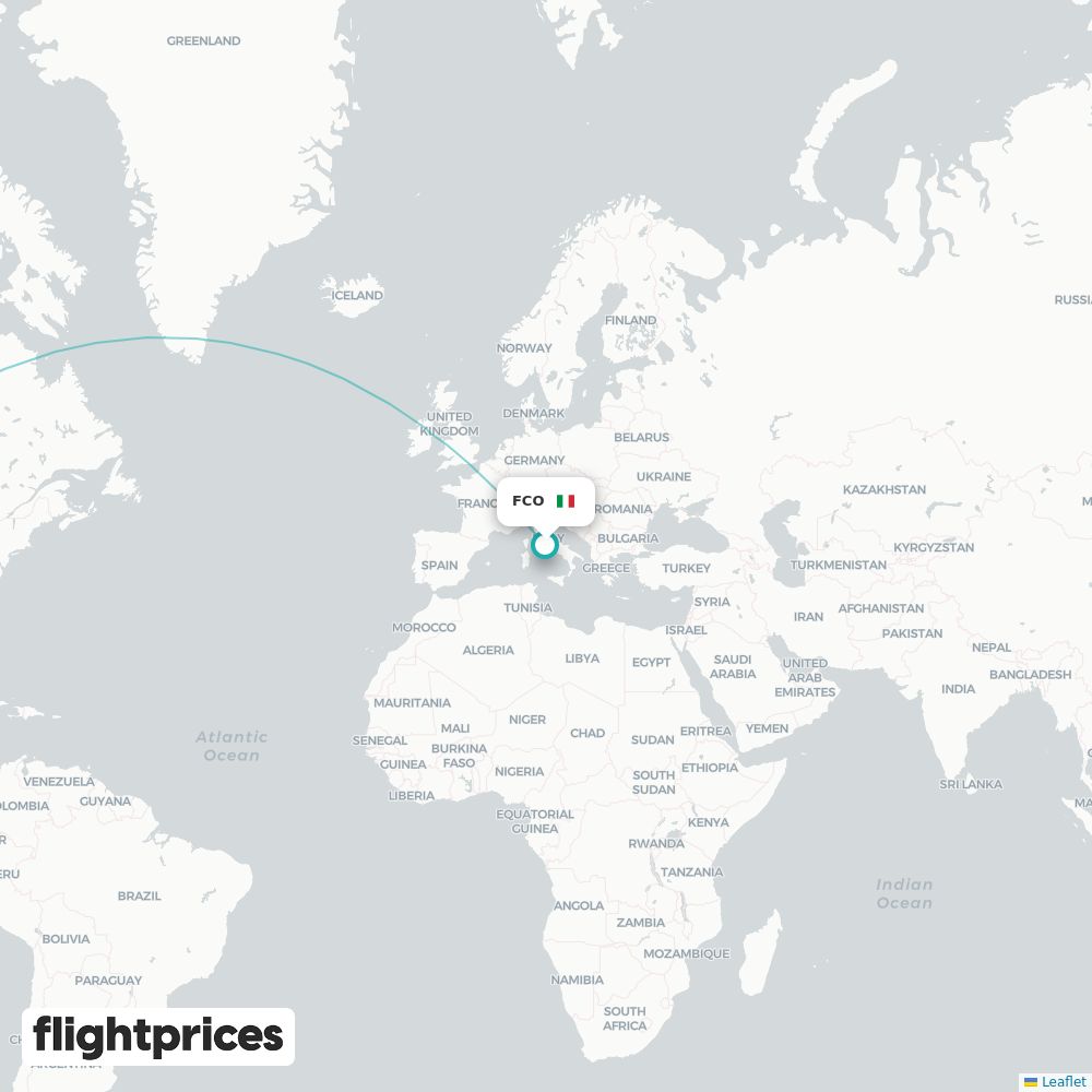 Rome (FCO) to Los Angeles (LAX) flight prices | flightprices.com